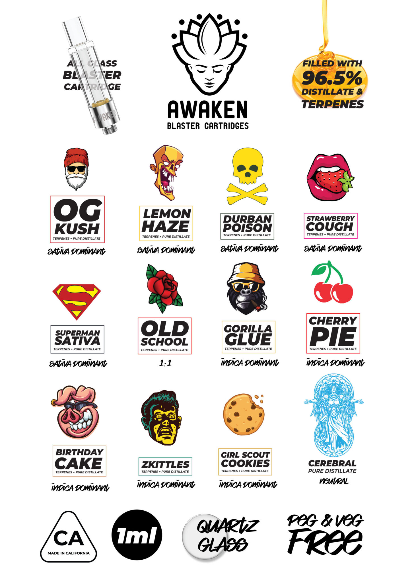 Awake, Rocket Carts Vapes, THC Vapes Delivered at your Door